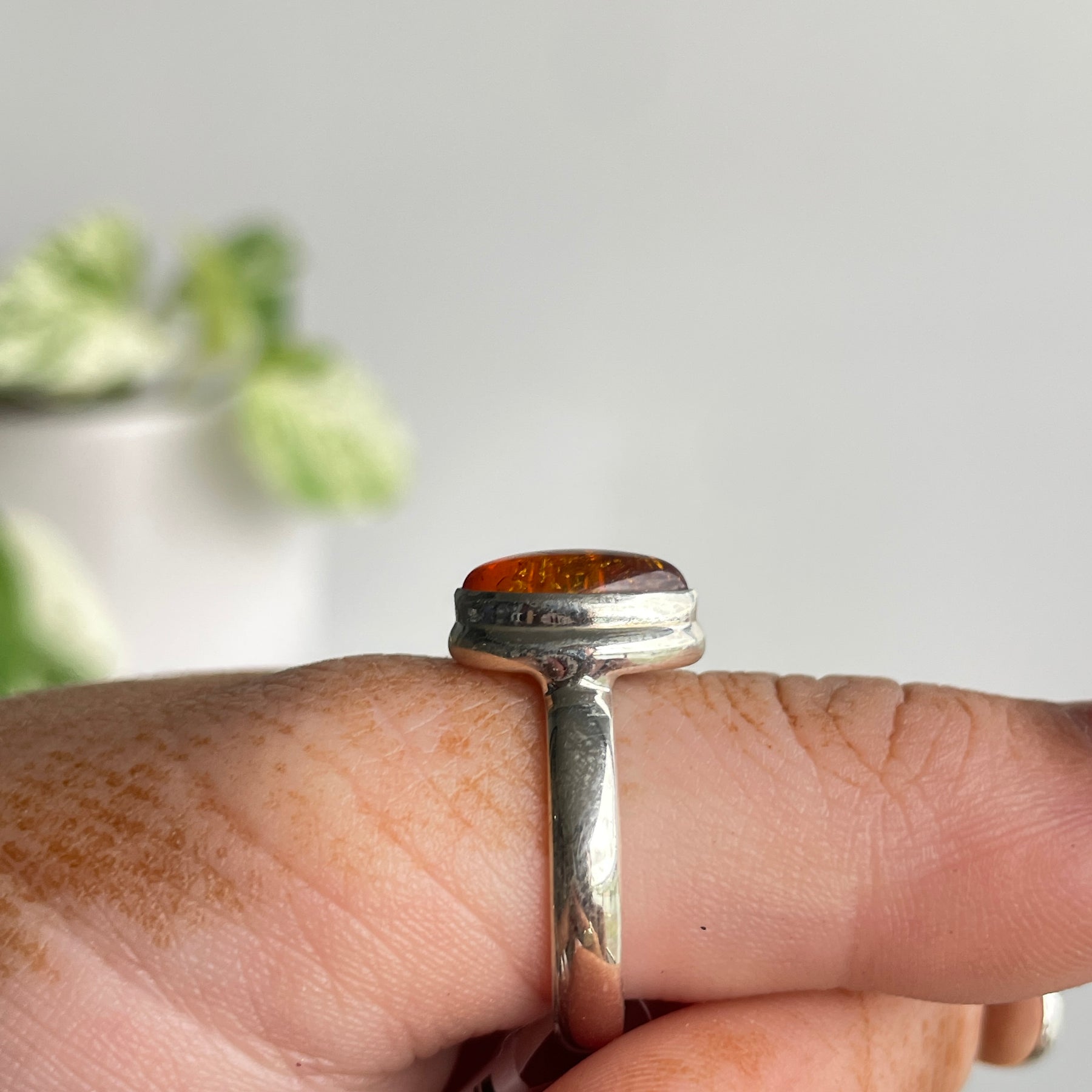 Amber Marquise Ring Sz8 – Preah Ko Maitland