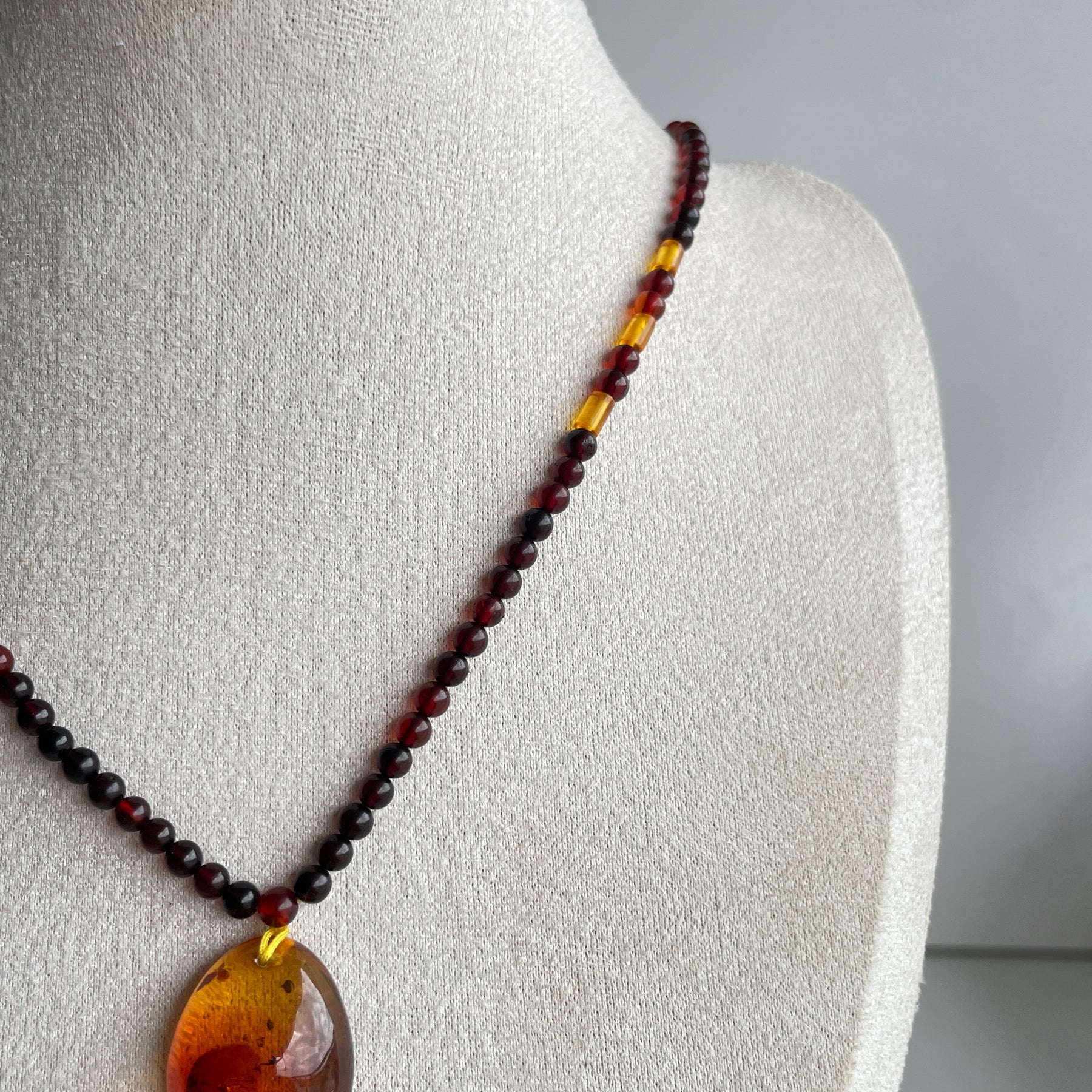 Amber Ombre Necklace 2 – Preah Ko Maitland