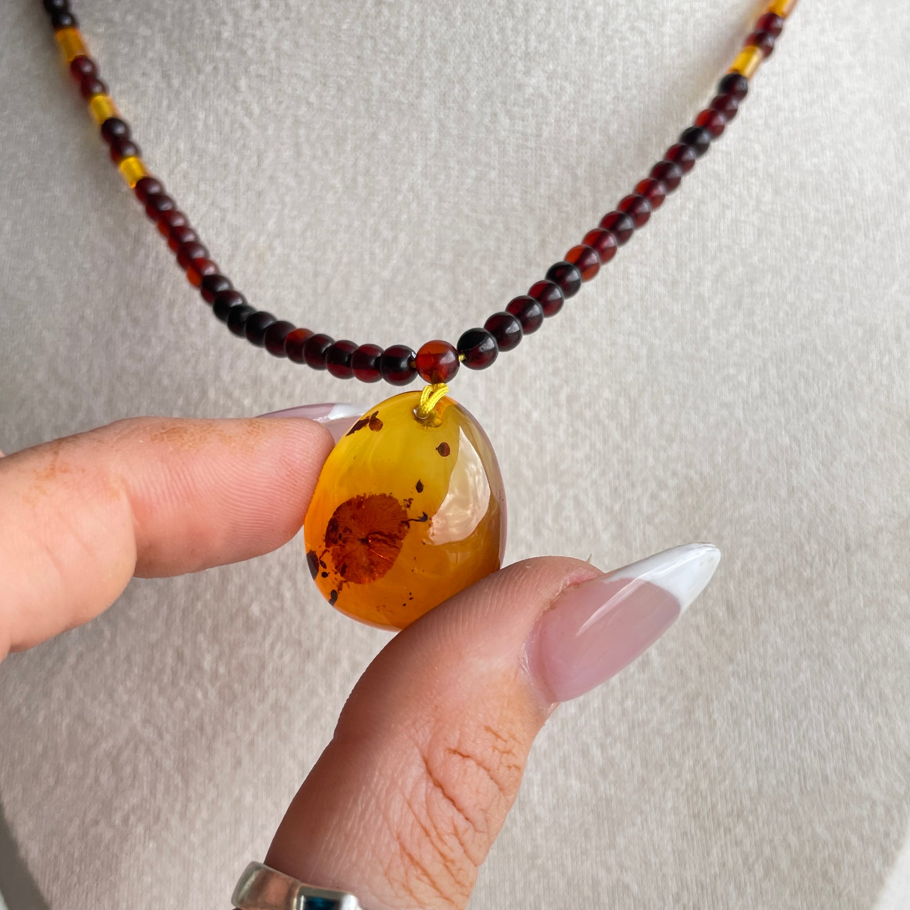Amber Ombre Necklace 2 – Preah Ko Maitland