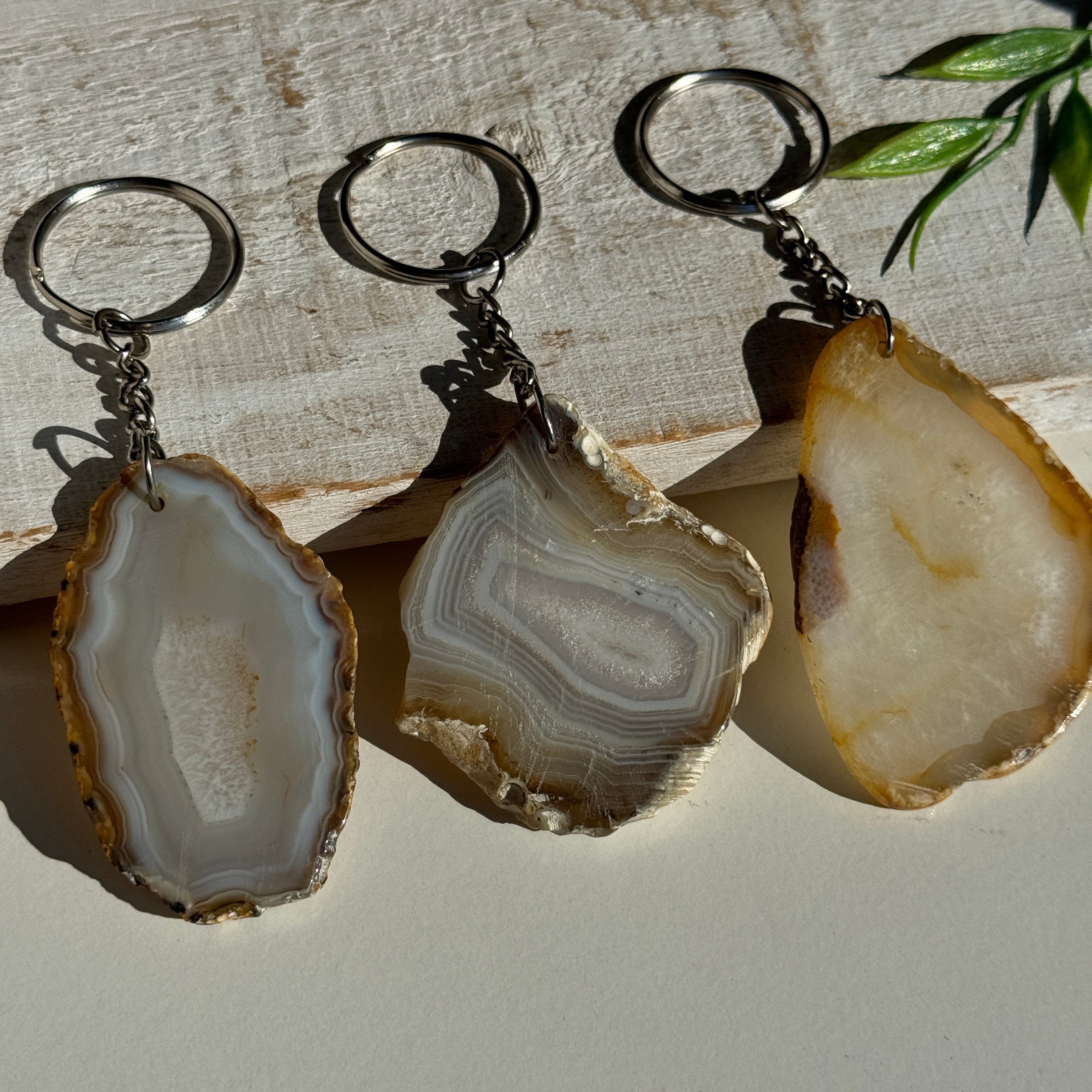Agate Slice Keychain – Preah Ko Maitland