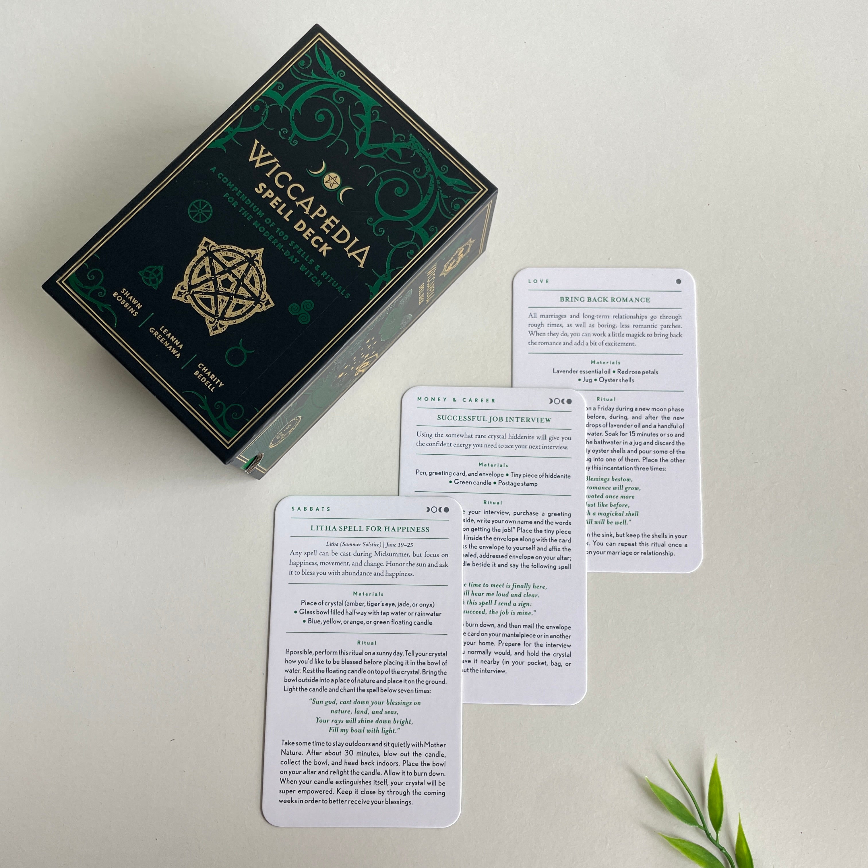 Wiccapedia Spell Deck Cards Shawn Robbins – Preah Ko Maitland