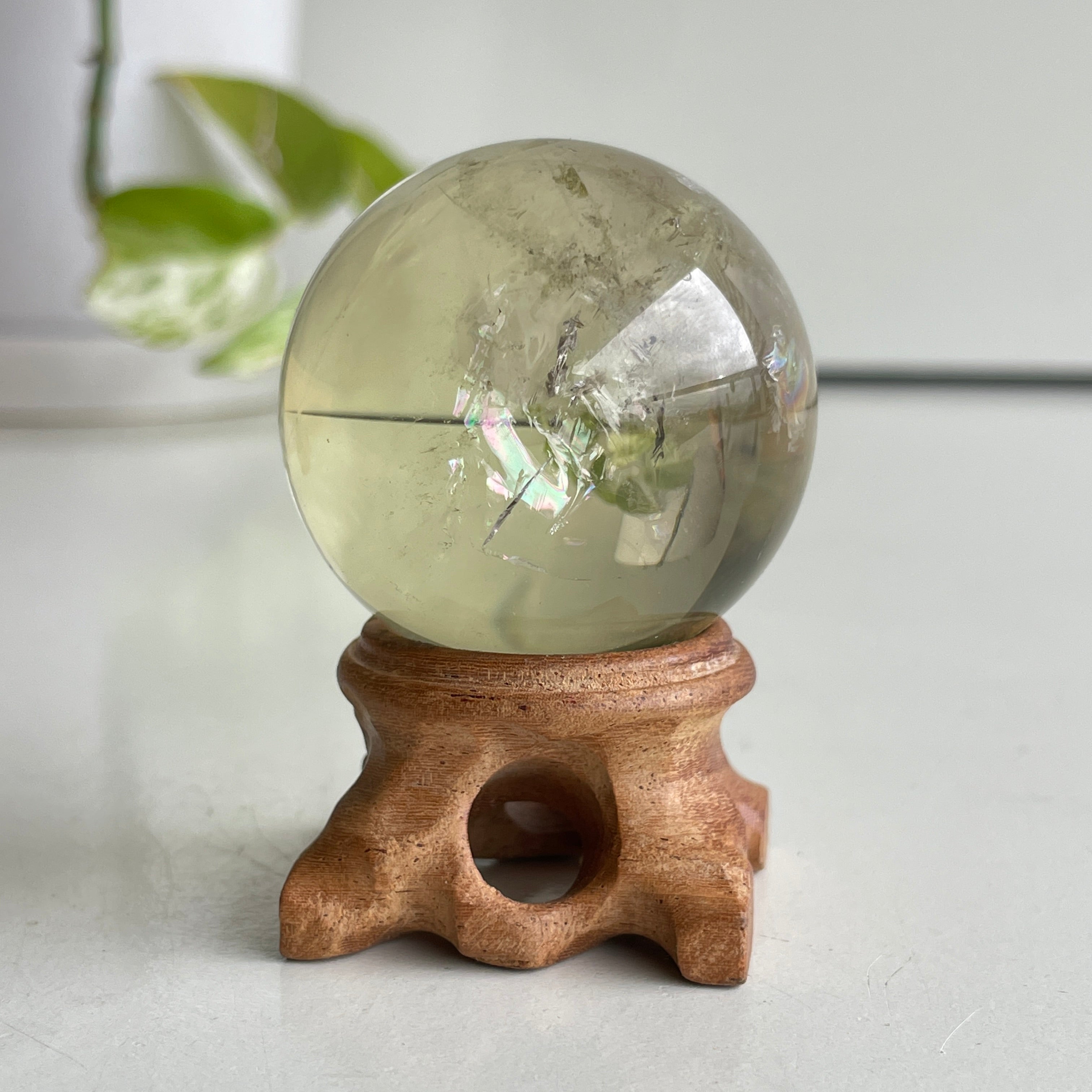 Natural Citrine Sphere 4.4cm – Preah Ko Maitland