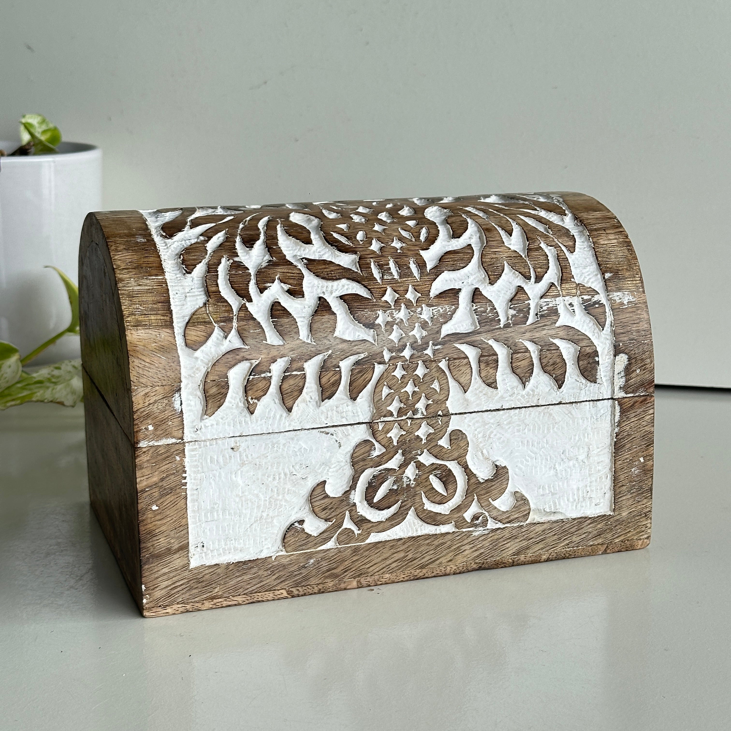 Carved Tree Of Life Treasure Chest Box boxchtol – Preah Ko Maitland