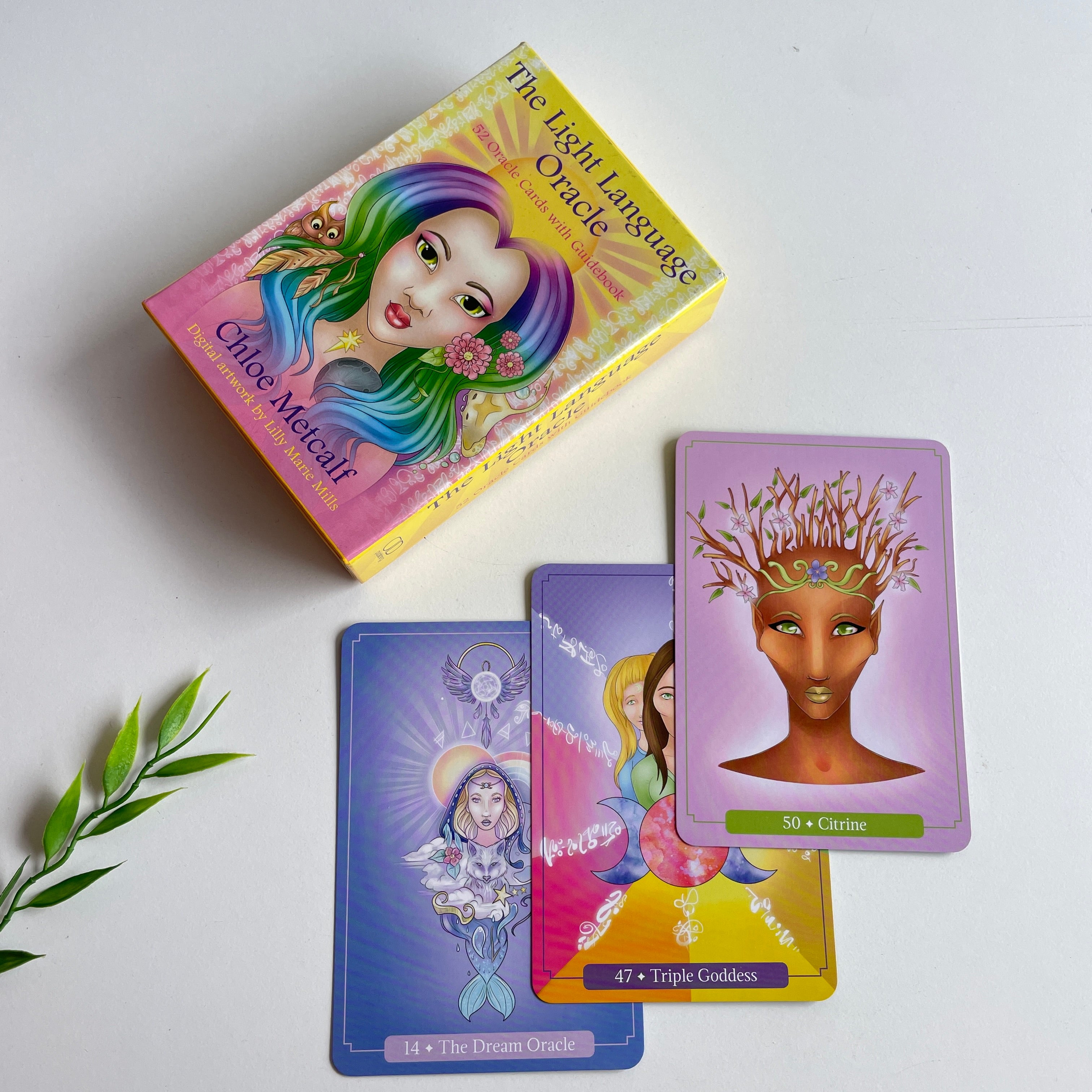 The Light Language Oracle Oracle cards Chloe Metcalf – Preah Ko Maitland