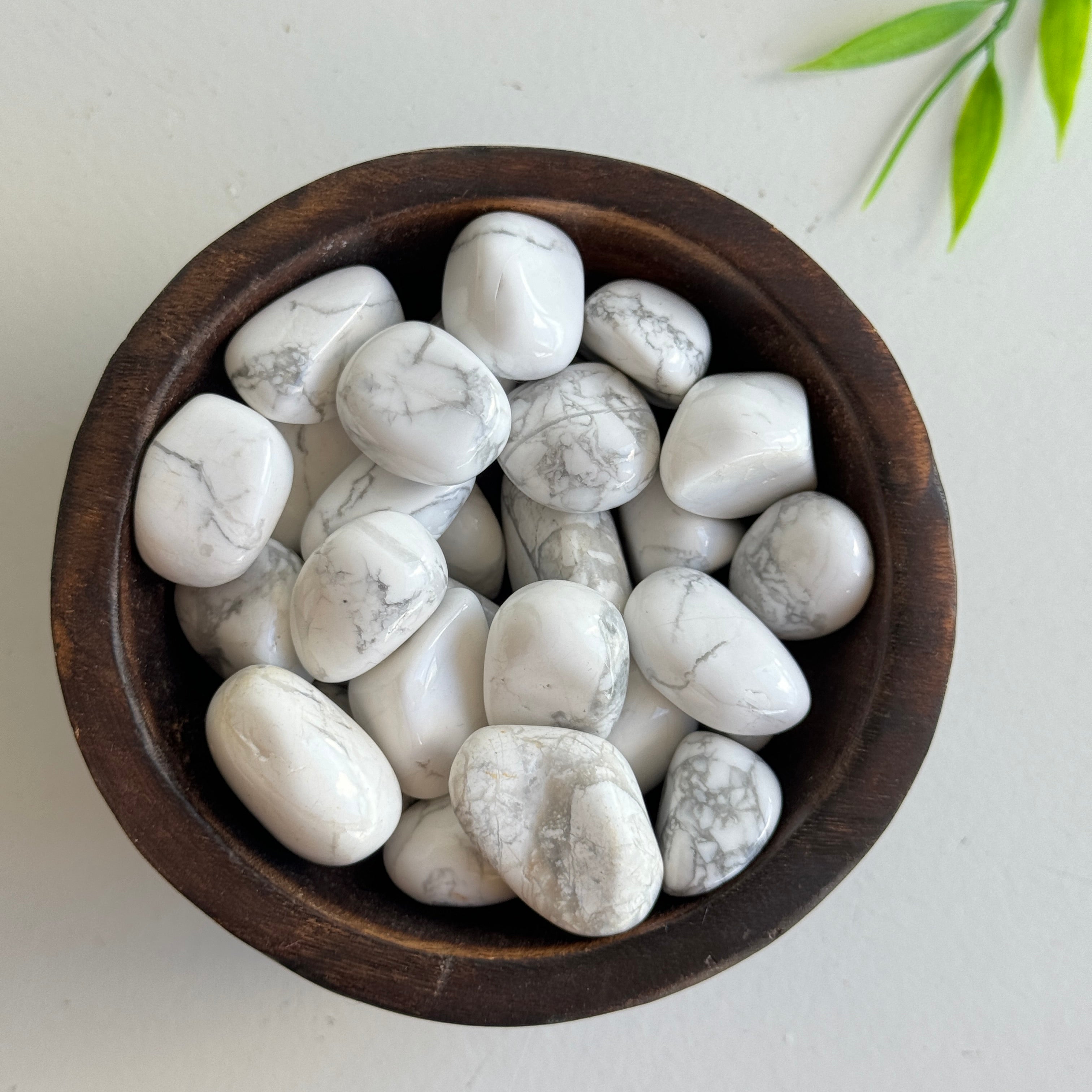 White Howlite Tumbled – Preah Ko Maitland