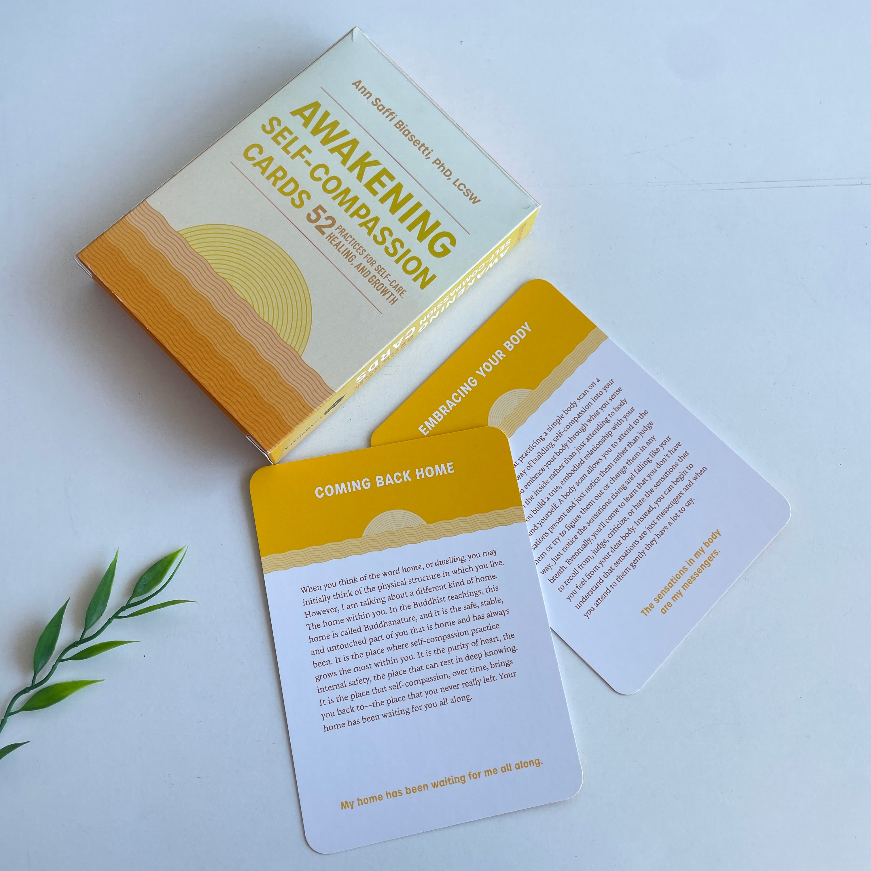 Awakening Self Compassion Cards Ann Saffi Biasetti – Preah Ko Maitland